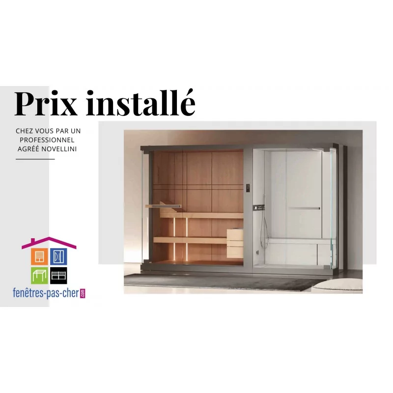 Celsius Combo SH Novellini | Sauna, hammam combiné haut de gamme